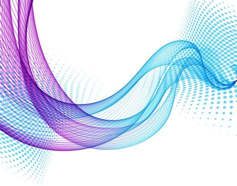 Template Leaflet Design With Color Lines Vector Image