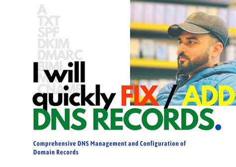 Fix Or Setup The Dns A Cname Txt Dmarc Dkim Spf Or Mx By Cenexman Fiverr