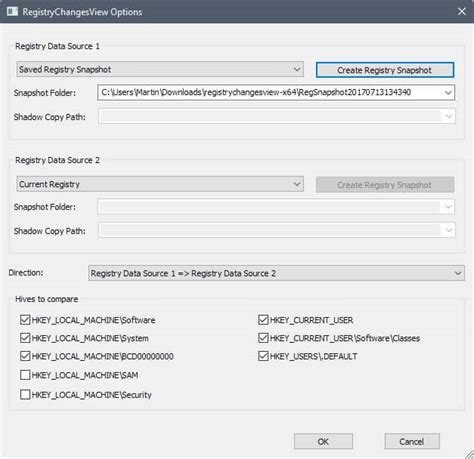 RegistryChangesView Monitor Windows Registry Modifications GHacks Tech News
