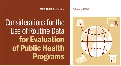 brief considerations for the use of routine data for evaluation of