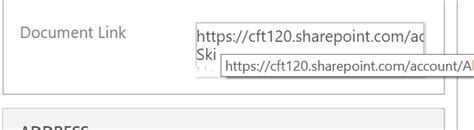 Get Sharepoint Document Location Link On Field On Create In D365 D365