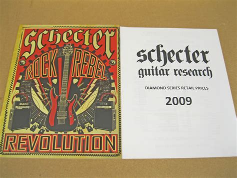 Schecter Guitars Catalog Pack 2009 Reverb