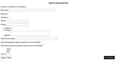Html Basic Codesandbox
