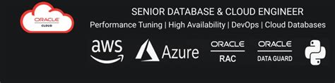 Mahesh Agrawal Senior Database And Cloud Engineer Oracle Exadata Dataguard Goldengate