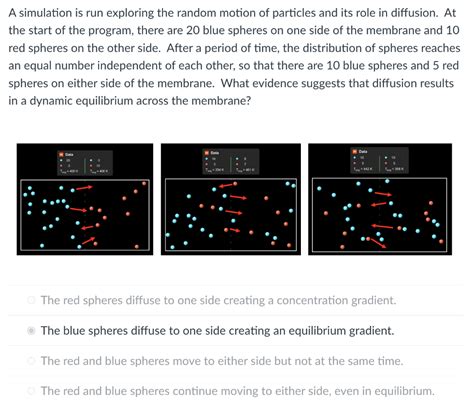 Solved A simulation is run exploring the random motion of | Chegg.com