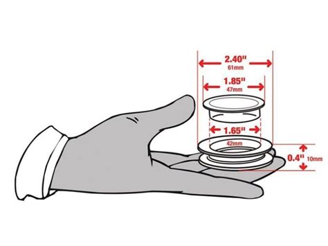 Standard Size Umbrella Hole Ring And Cap Set Shepherd Hardware