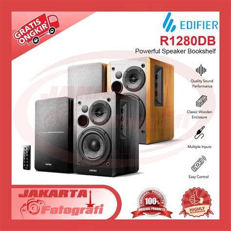 Jual Edifier R1280db Active 2 0 Bluetooth Bookshelf Speaker Set Shopee Indonesia