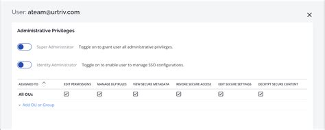 Managing Admins Virtru