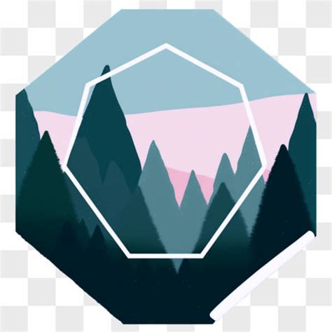 Download Octagonal Shape In Forest Landscape Pngs Online Creative Fabrica