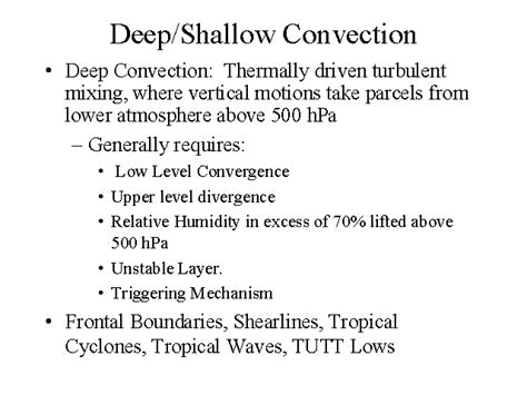 Deepshallow Convection