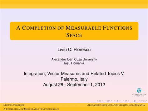 Pdf A Completion Of Measurable Function Space
