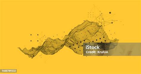 추상파는 프레임 스타일로 만들어집니다 과학 기술 프리젠 테이션을위한 템플릿 Dna에 대한 스톡 벡터 아트 및 기타 이미지