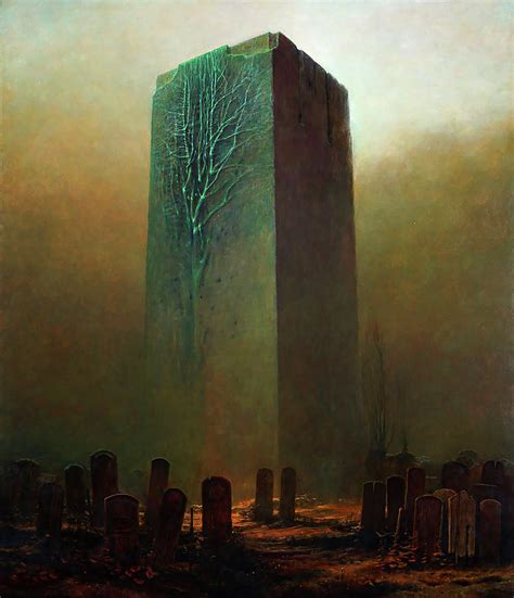 Zdzislaw Beksinski Painting By Vintage Illustrations Pixels