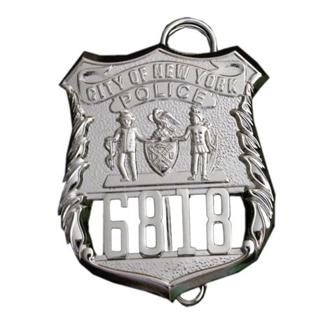 Ny New York Detective Police Badge Replica Movie Props