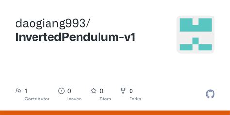GitHub Daogiang InvertedPendulum V