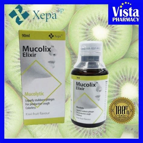 Mucolix Elixir 90ml Cold And Cough Relief Lazada Mucolix Elixir 90ml Cold And Cough Relief Lazada
