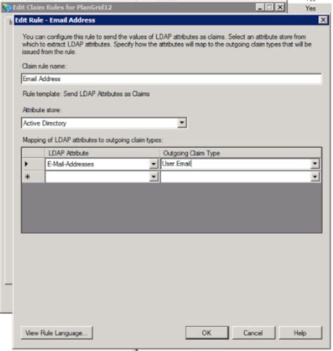 sso integration with adfs plangrid