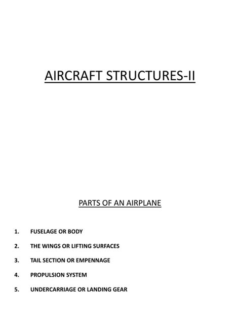 Aircraft Structures Ii Download Free Pdf Flight Control Surfaces