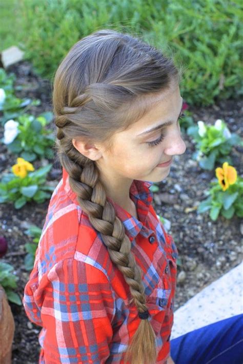 Twisted Side Braid For Various Occasions