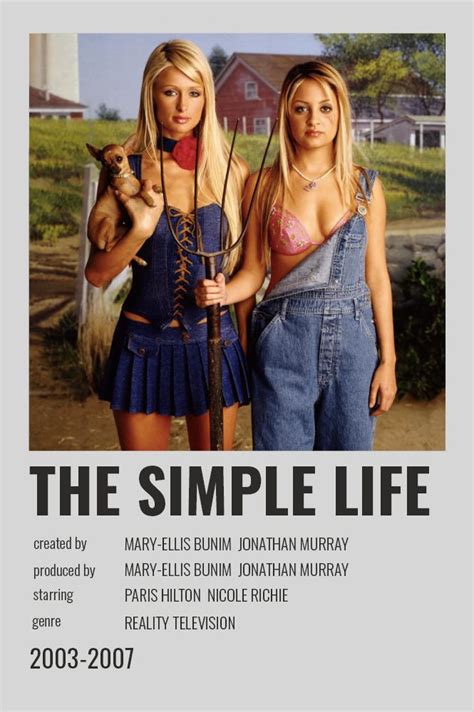 The Simple Life Polaroid Poster Paris Hilton Paris Hilton And Nicole