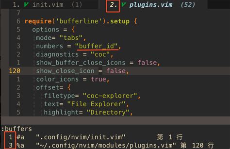 Bufferlinenvim How To Display Buffer Id Correctly Rneovim