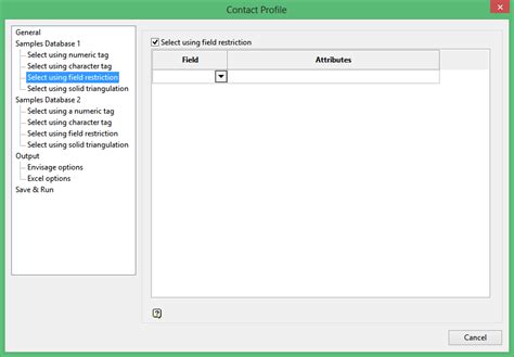 Vulcan Geology Sampling Contact Profile Analyser Samples