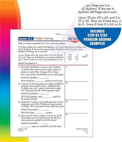 Free Spectrum Math Grade 3 Download Free Spectrum Math Grade 3 Png