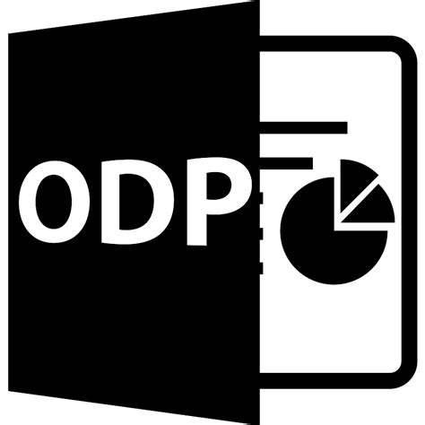 Odp File Format Symbol Vector SVG Icon SVG Repo