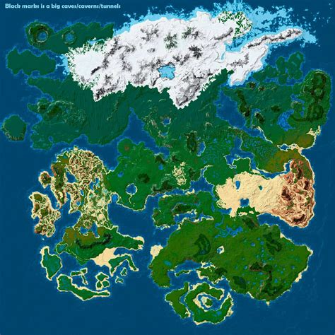Minecraft Biomes Map