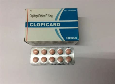 Clopidogrel 75mg Tablets At ₹ 210piece Clopidogrel Bisulphate Tablet