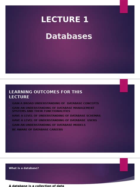 1 Introduction To Databases Pdf Databases Relational Model