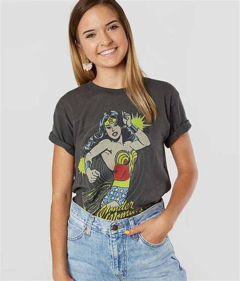 Wonder Woman Spinning T Shirt Womens Wonder Woman Shirt Printed