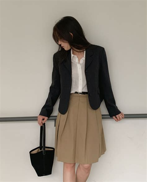 체리코코 벤 플리츠 미디스커트