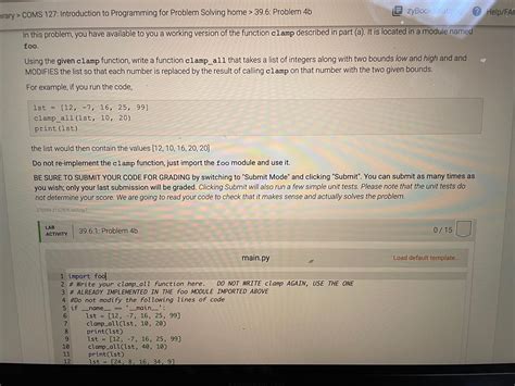 Solved Orary Coms 127 Introduction To Programming For