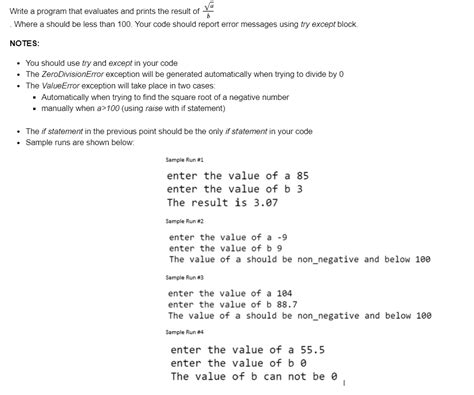 Solved Write A Program That Evaluates And Prints The Result