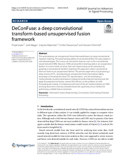 Pdf Deconfuse A Deep Convolutional Transform Based Unsupervised