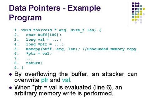 Secure Coding In C And C Pointer Subterfuge
