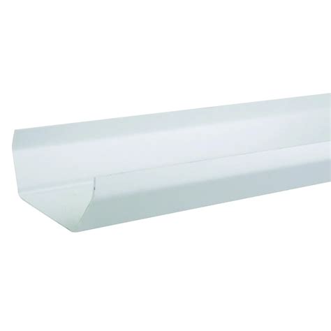 Square Gutter White 100mm 2m