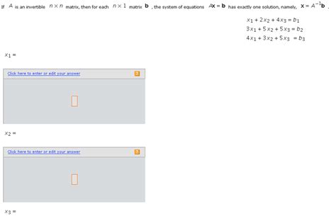 solved if a is an invertible n x n matrix then for each n ×