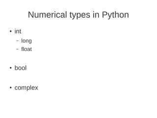 Python Intro Ppt