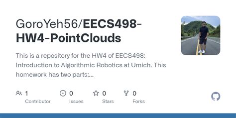 Github Goroyeh56eecs498 Hw4 Pointclouds This Is A Repository For The Hw4 Of Eecs498