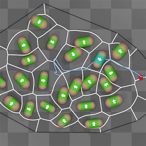 Our Crowd Simulation Model Showing Different Stages Of The Simulation Download Scientific
