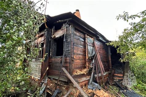 Нежилой частный дом сгорел на 3 й Чапаева в Иванове Новости города Иваново и Ивановской области