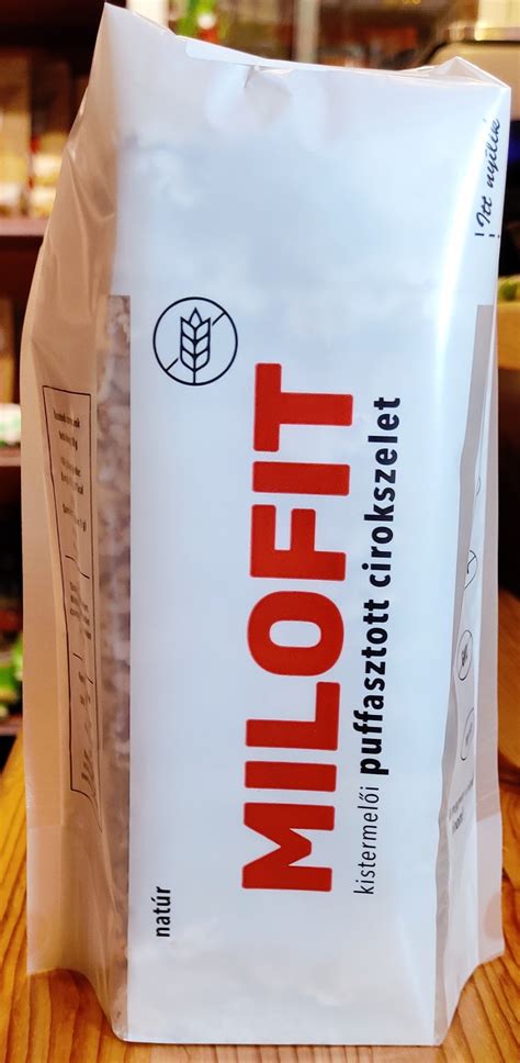 Puffasztott Cirok Milofit 100g Bio Bárka