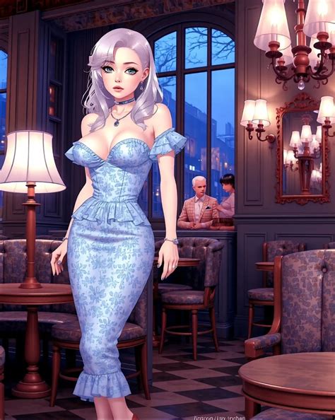 A Fashionable Flirty Women Light Free Ai Photo Generator Starryai