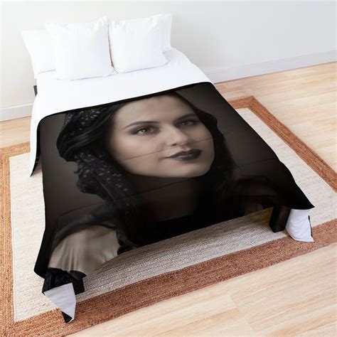 Goth Girl Dressed In All In Black Comforter For Sale By Jennifer