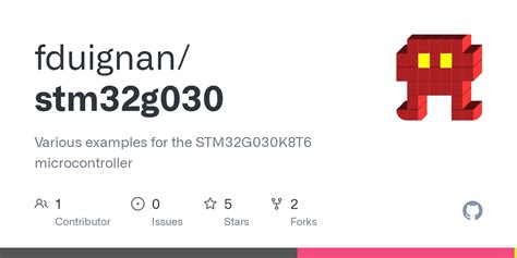 Github Fduignanstm32g030 Various Examples For The Stm32g030k8t6