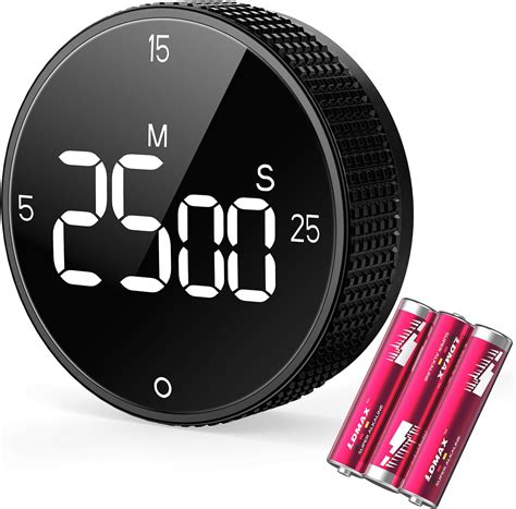 Allbean Magnetic Kitchen Timer For Cooking With Loud Alarm [aaa Battery Included
