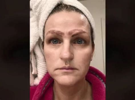 Threading Eyebrows Gone Wrong