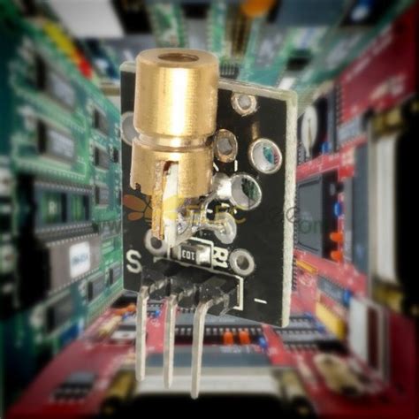 5pcs Ky 008 5v 3pin 650nm Transmitter Dot Diode Copper Head Red Laser Module Pic Diy